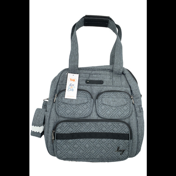 lug | Bags | Lug Overnight Tote With Charm Bar Puddle Jumper Le Heather ...